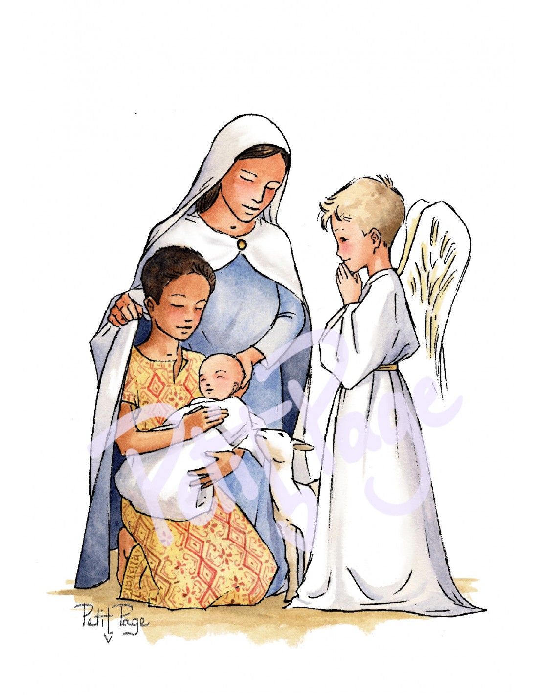 Divin Enfant (carte postale simple)